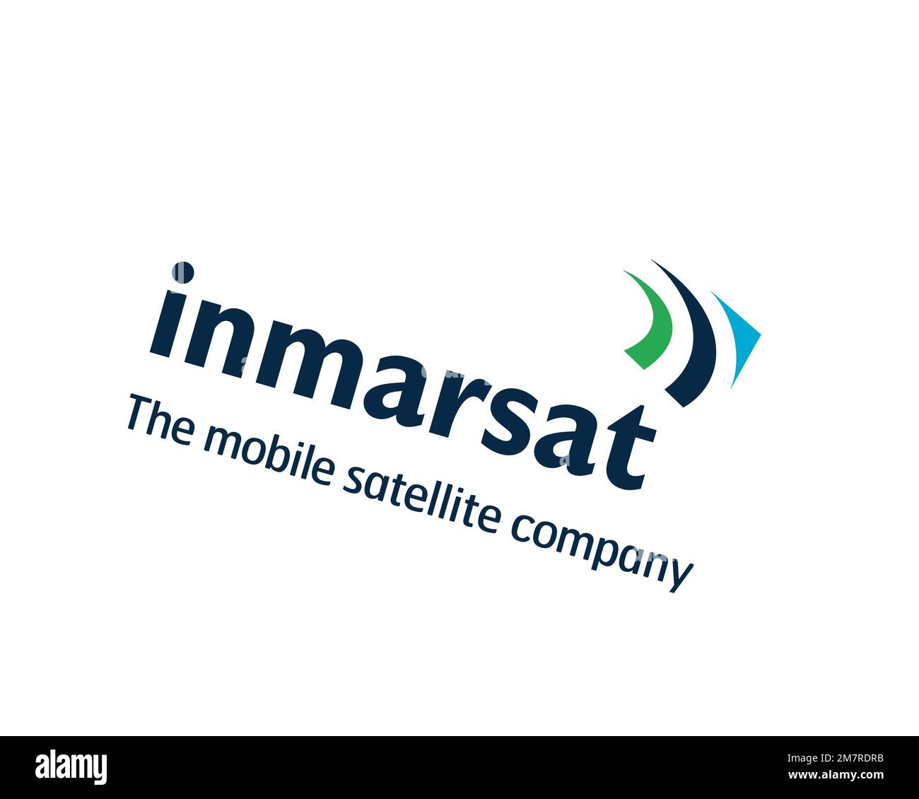 Inmarsat, rotated logo, white background B Stock Photo - Alamy