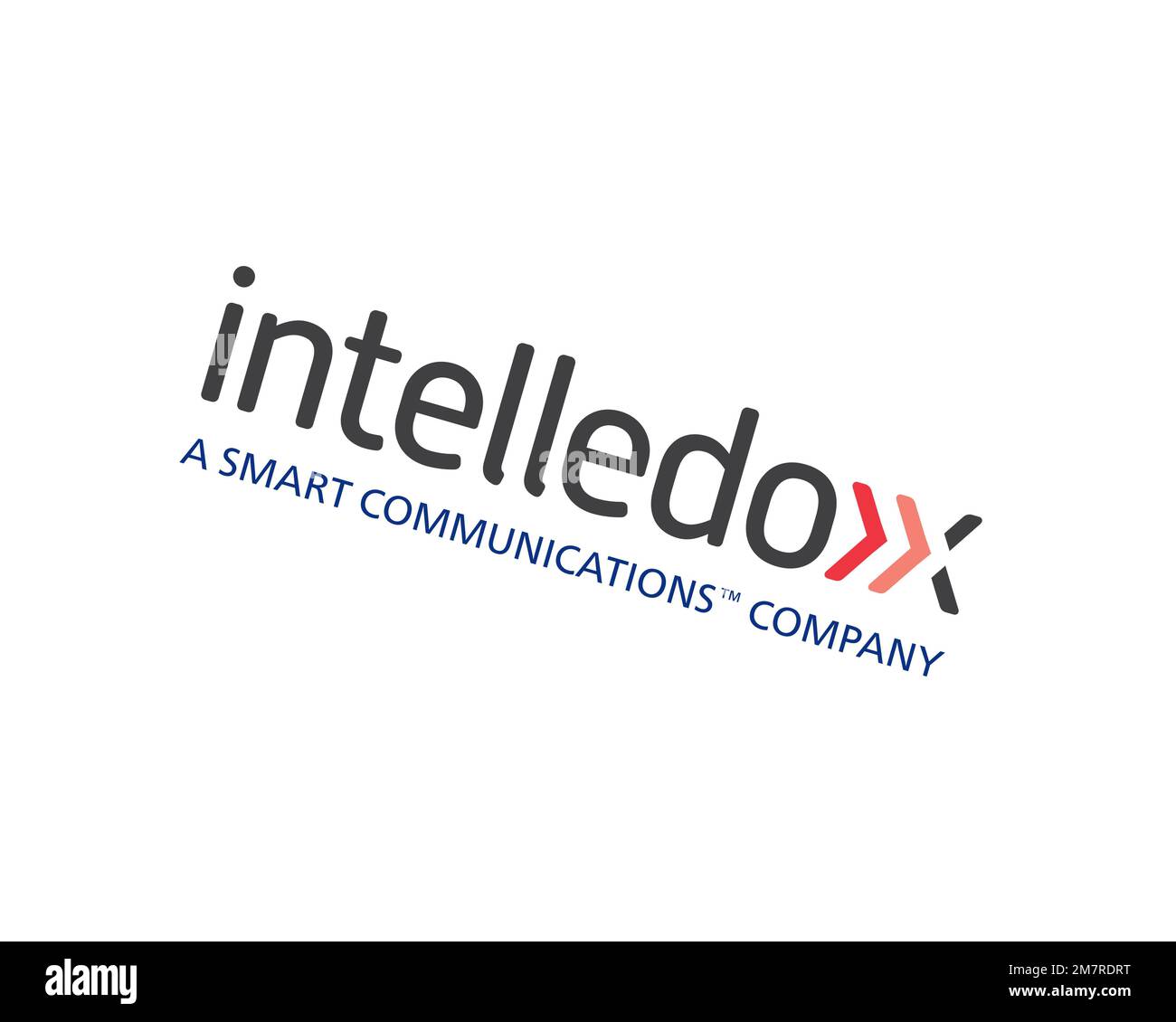 Intelledox, rotated logo, white background B Stock Photo - Alamy