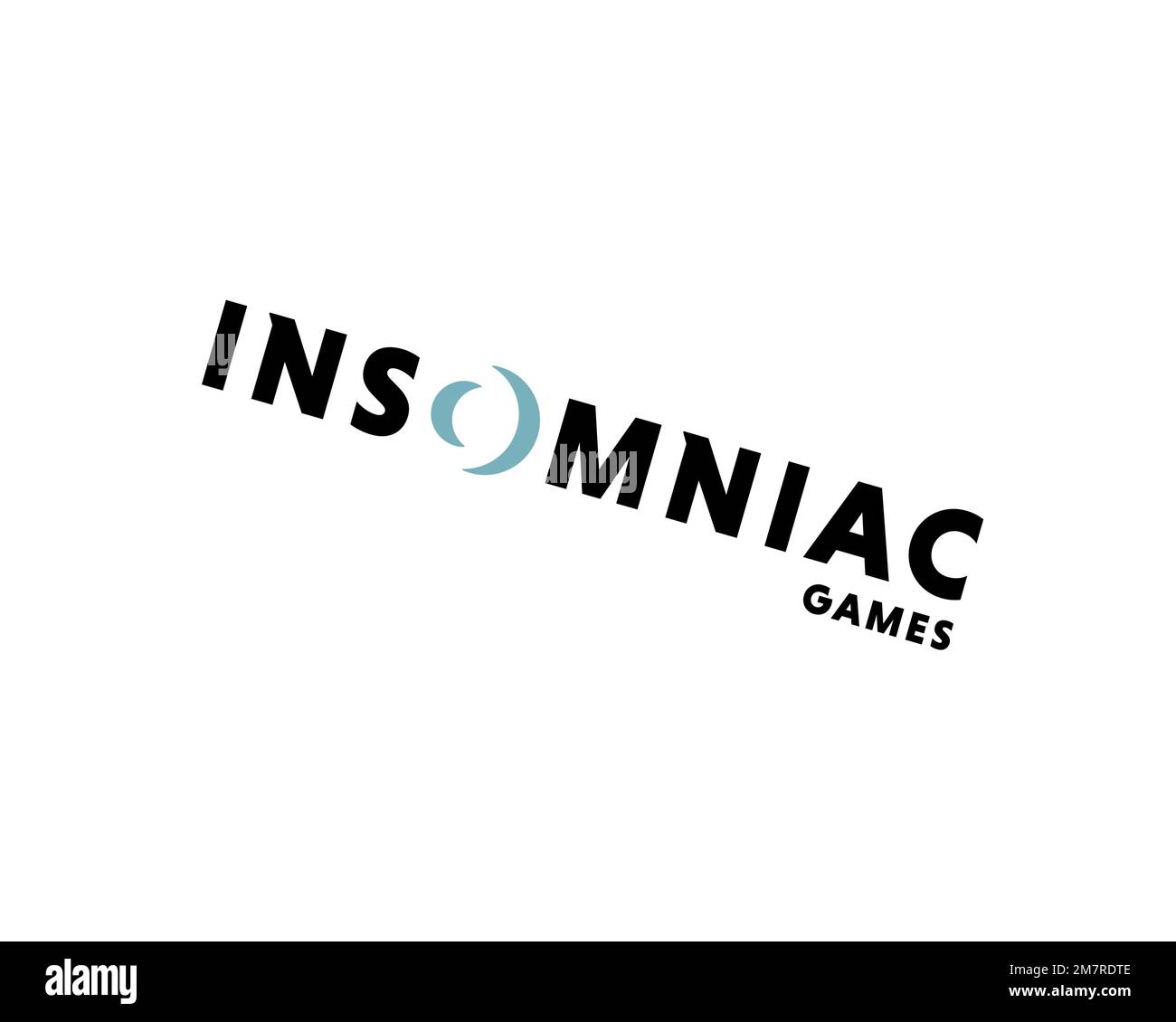 Insomniac Games, rotated logo, white background B Stock Photo - Alamy