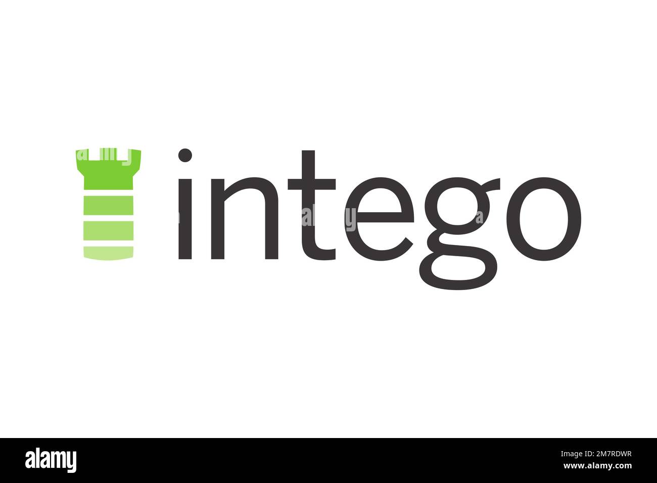 Intego, Logo, White background Stock Photo - Alamy