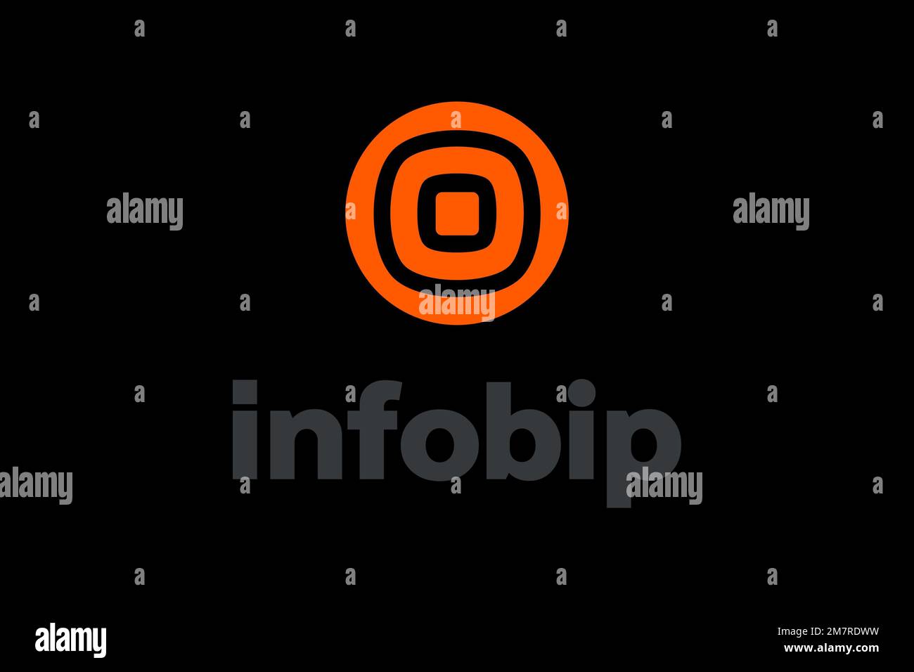Infobip, Logo, Black background Stock Photo - Alamy