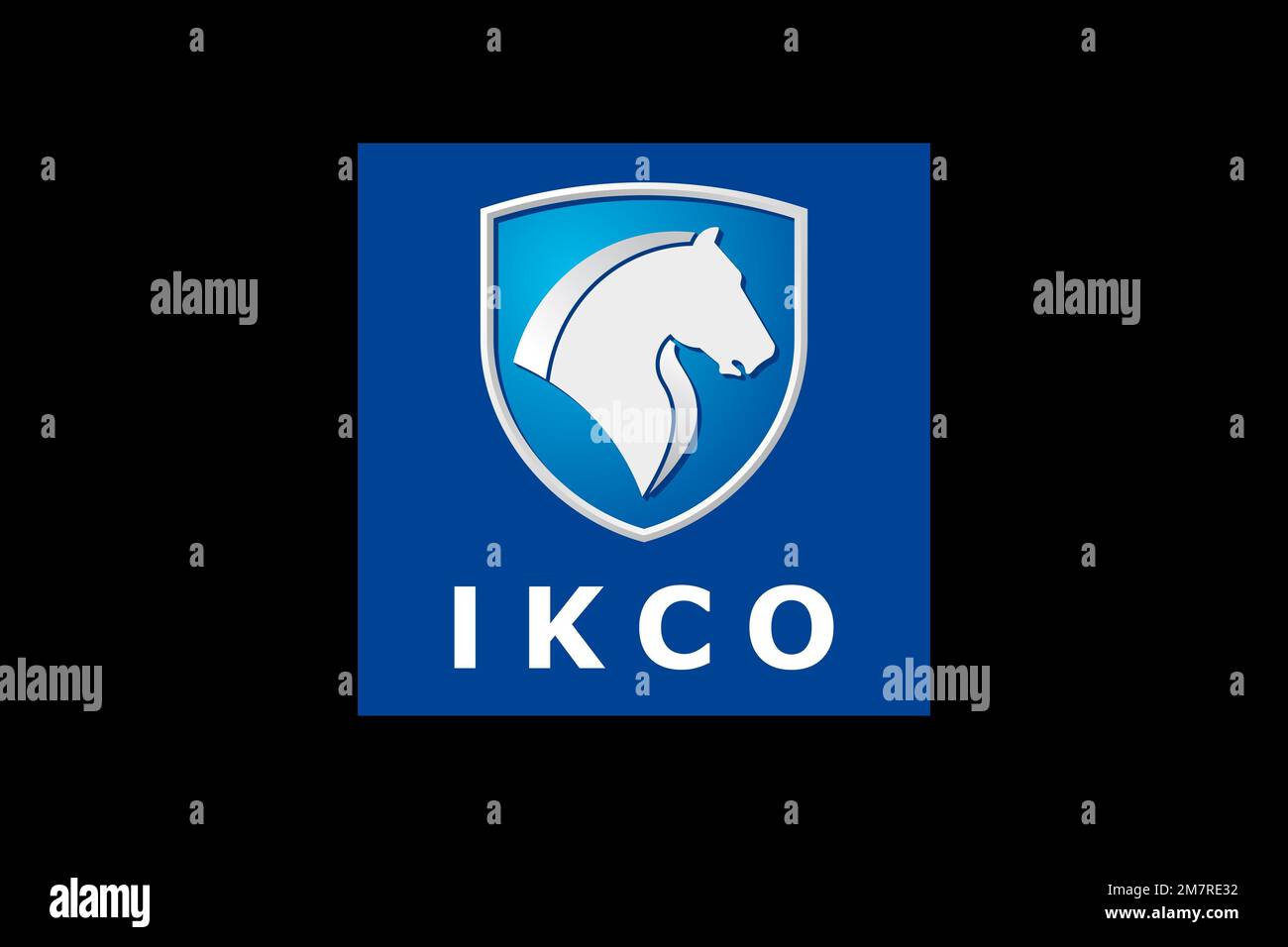 Iran Khodro, Logo, Black background Stock Photo - Alamy