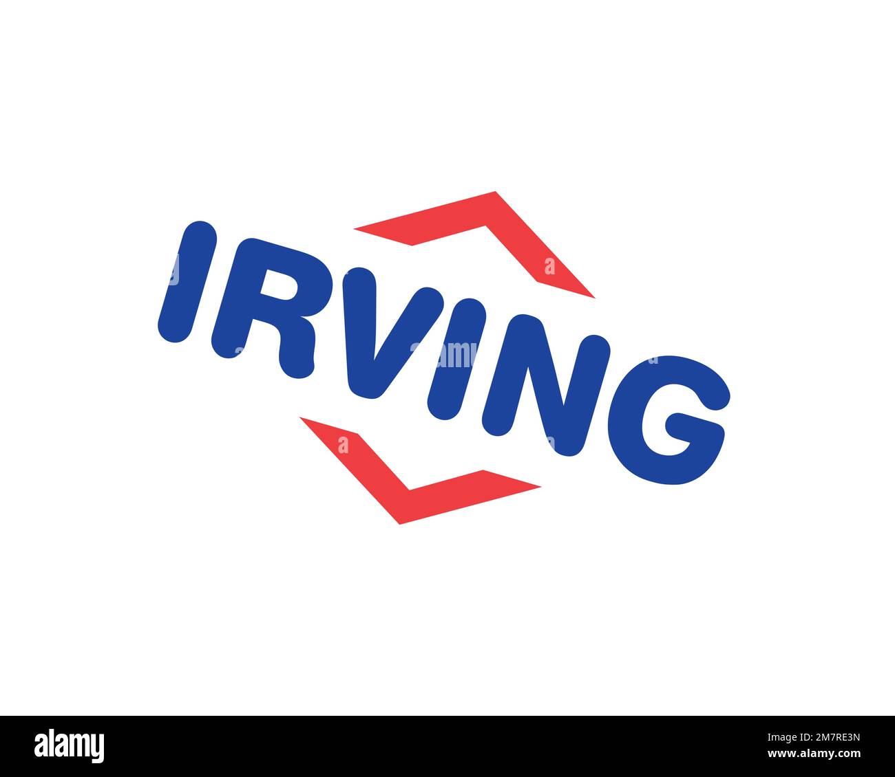Irving Oil, rotated logo, white background B Stock Photo - Alamy