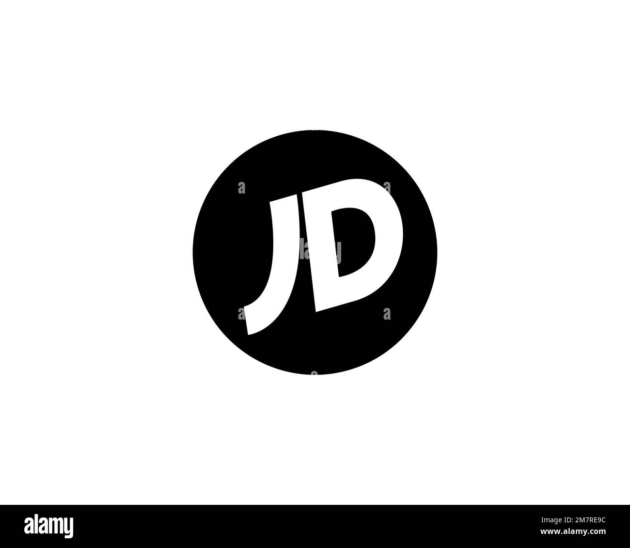 JD Sports, rotated logo, white background Stock Photo - Alamy