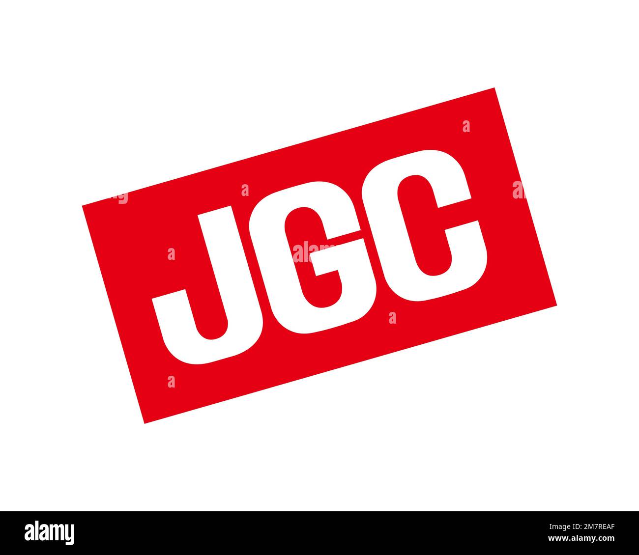 JGC Corporation, Rotated Logo, White Background Stock Photo - Alamy