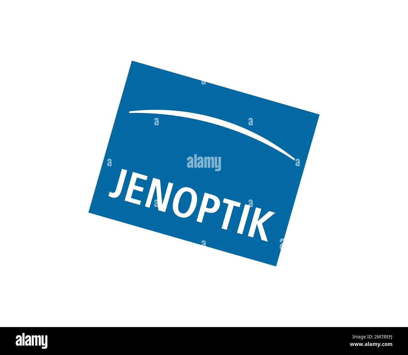 Jenoptik, rotated logo, white background B Stock Photo - Alamy