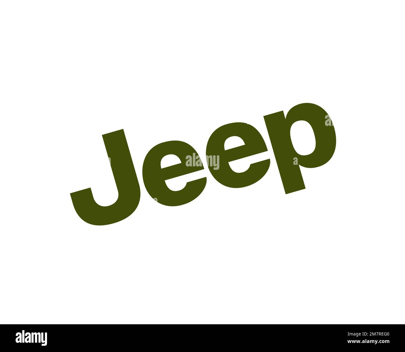 Jeep, Rotated Logo, White Background Stock Photo - Alamy