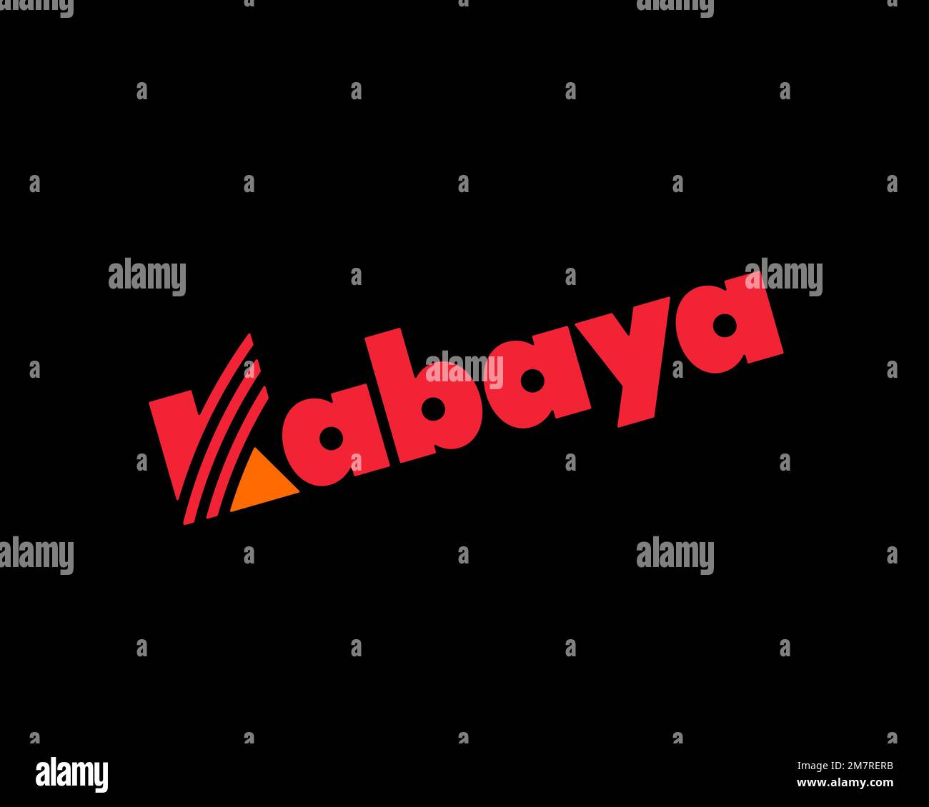 Kabaya, rotated logo, black background Stock Photo - Alamy
