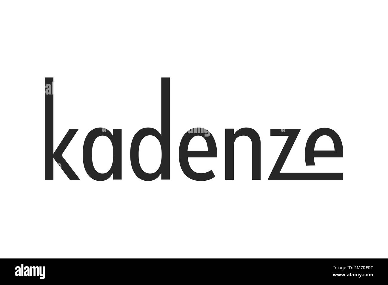Cadences, Logo, White background Stock Photo - Alamy