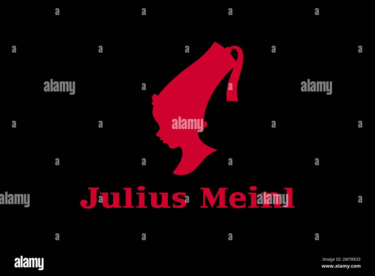 Julius Meinl, Logo, Black background Stock Photo - Alamy