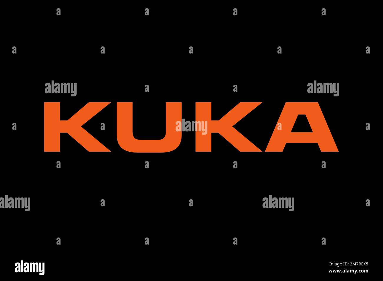 KUKA, Logo, Black background Stock Photo - Alamy