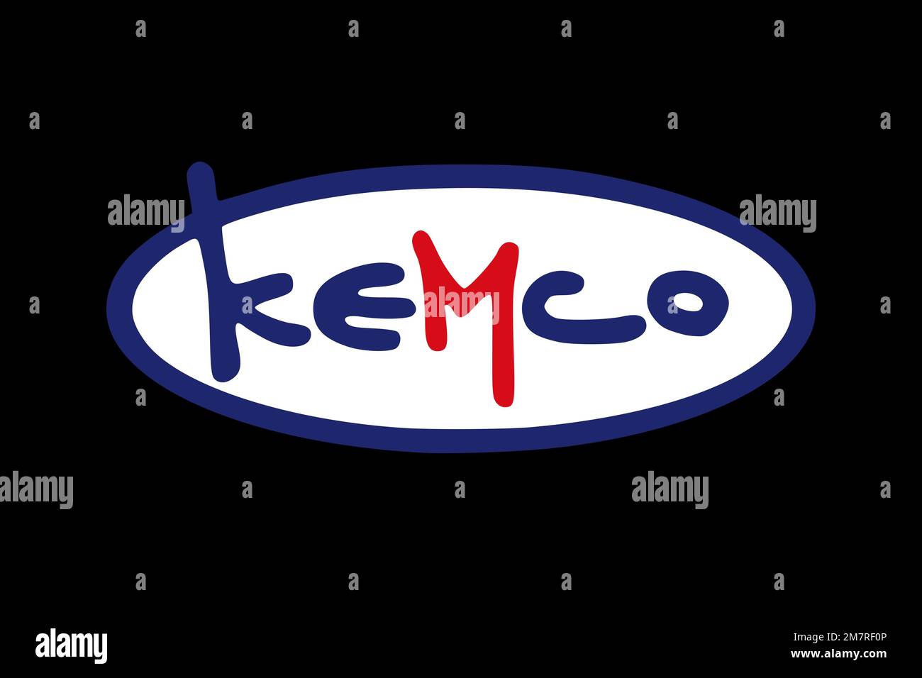 Kemco, Logo, Black background Stock Photo - Alamy