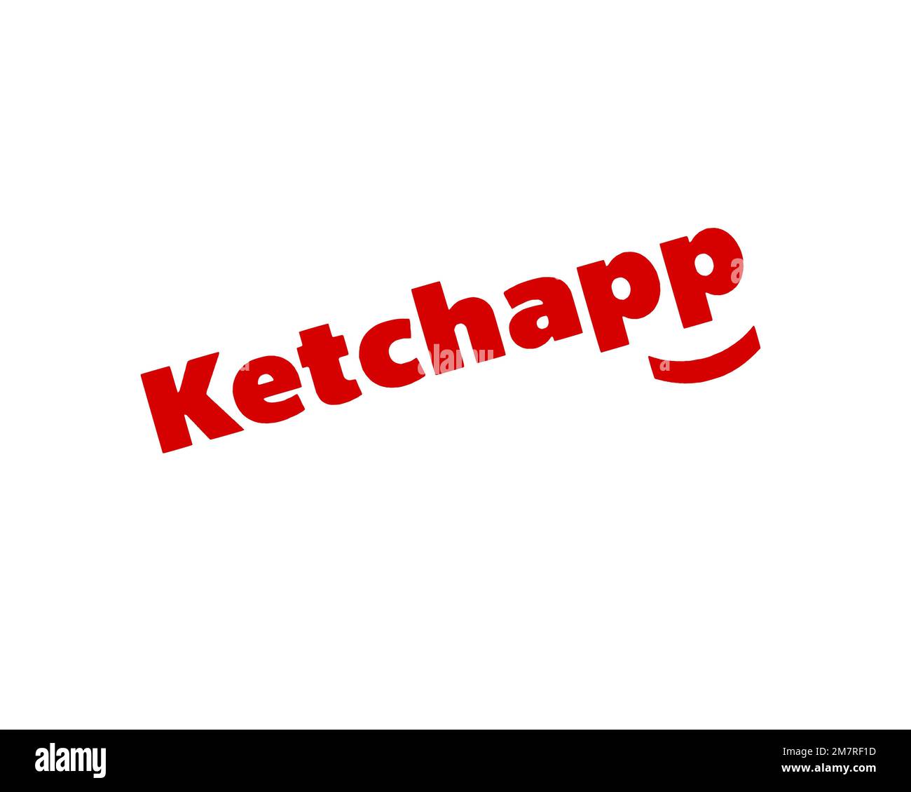 Ketchapp, rotated logo, white background Stock Photo - Alamy