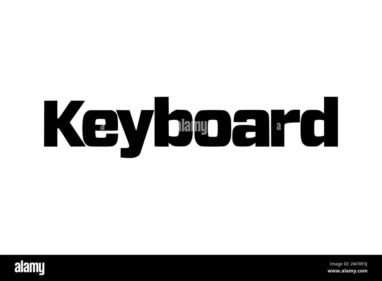 Keyboard magazine, Logo, White background Stock Photo - Alamy