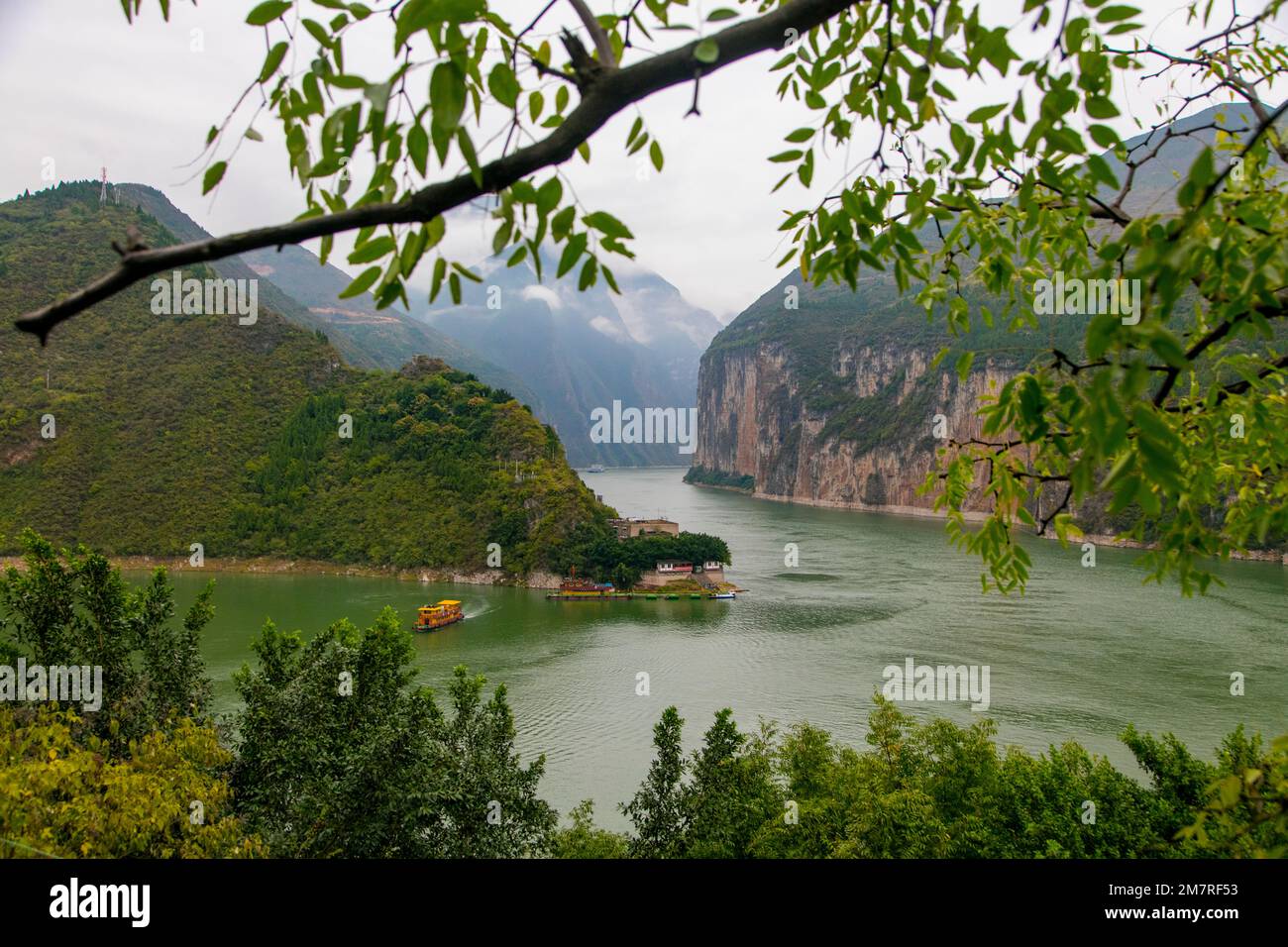 Baidicheng, White Emperor City, Yangtze River, China Stock Photo - Alamy