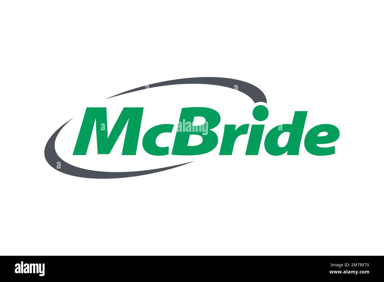 McBride plc, Logo, White background Stock Photo - Alamy