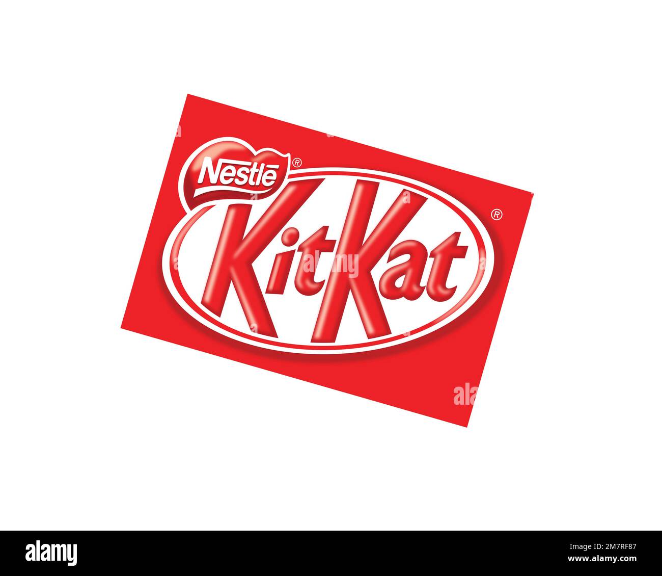 Kit Kat, rotated logo, white background B Stock Photo - Alamy
