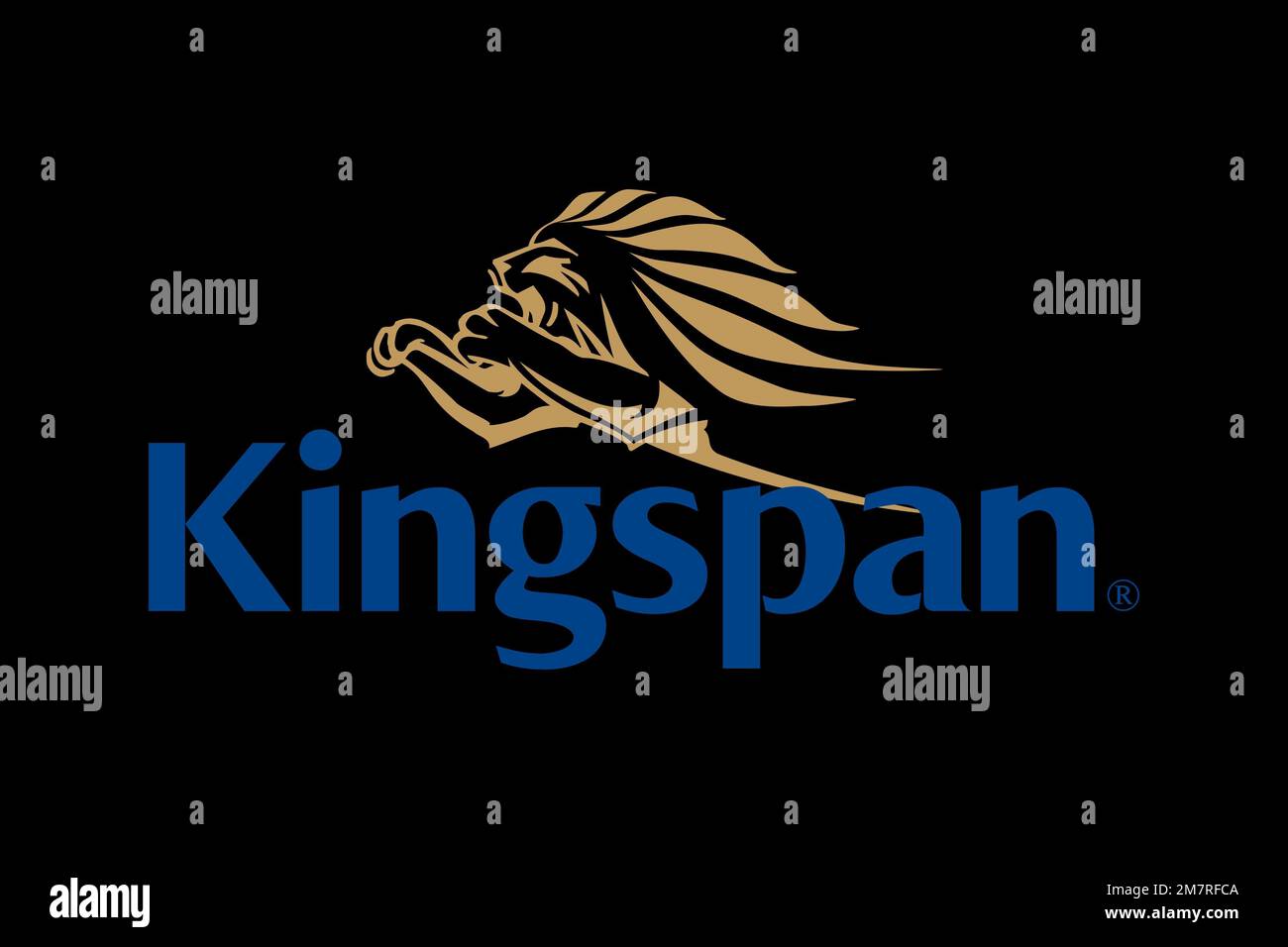 Kingspan Group, Logo, Black background Stock Photo - Alamy