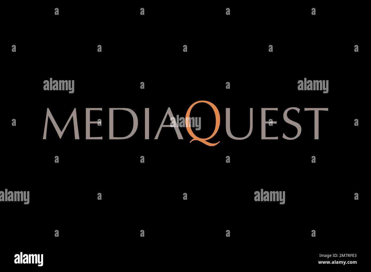 MediaQuest Holdings, Logo, Black background Stock Photo - Alamy