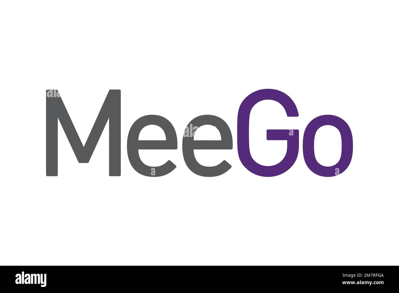 MeeGo, Logo, White background Stock Photo - Alamy