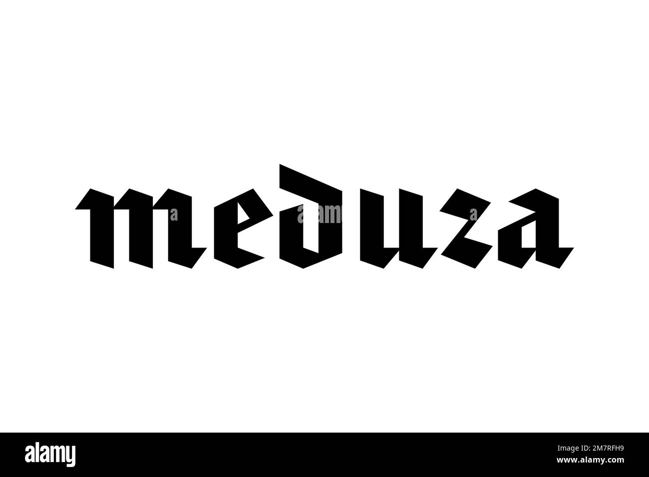 Meduza, Logo, White background Stock Photo - Alamy