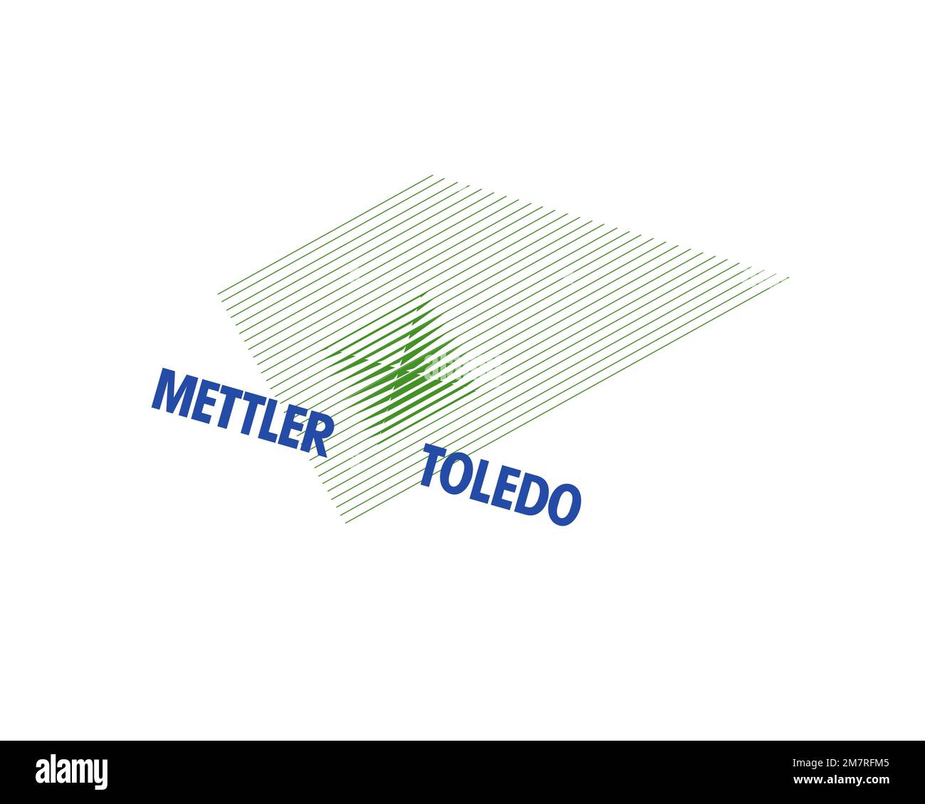 Mettler Toledo, rotated logo, white background B Stock Photo - Alamy