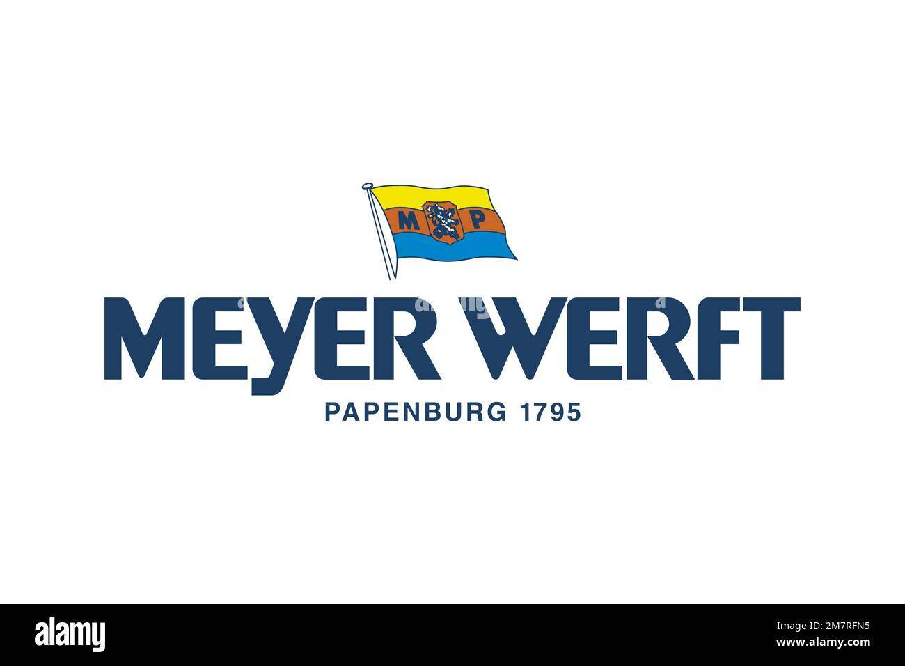 Meyer Werft, Logo, White background Stock Photo - Alamy