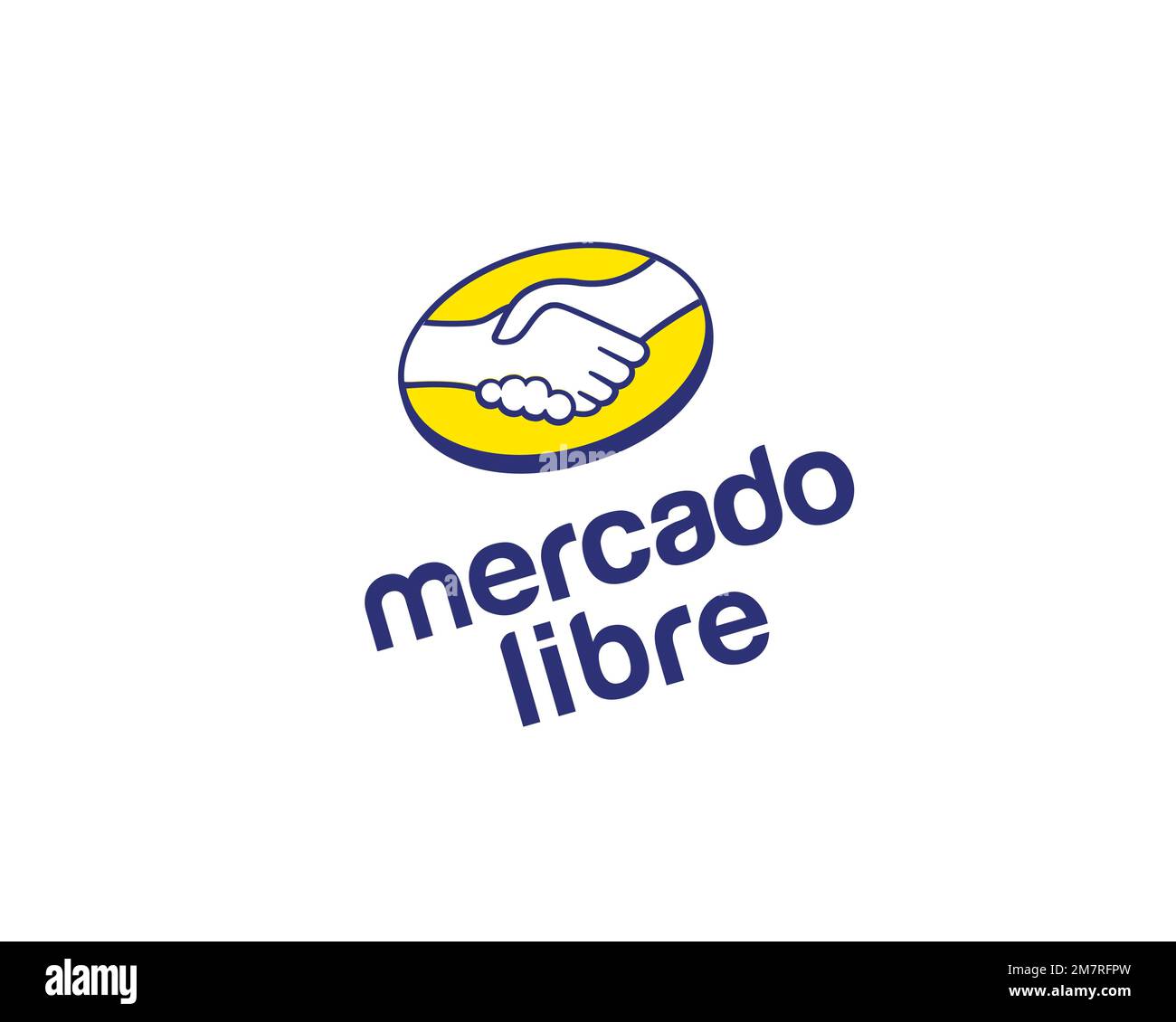 MercadoLibre, rotated logo, white background Stock Photo - Alamy