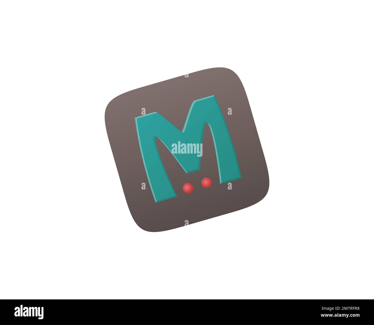 Memcached, rotated logo, white background Stock Photo - Alamy