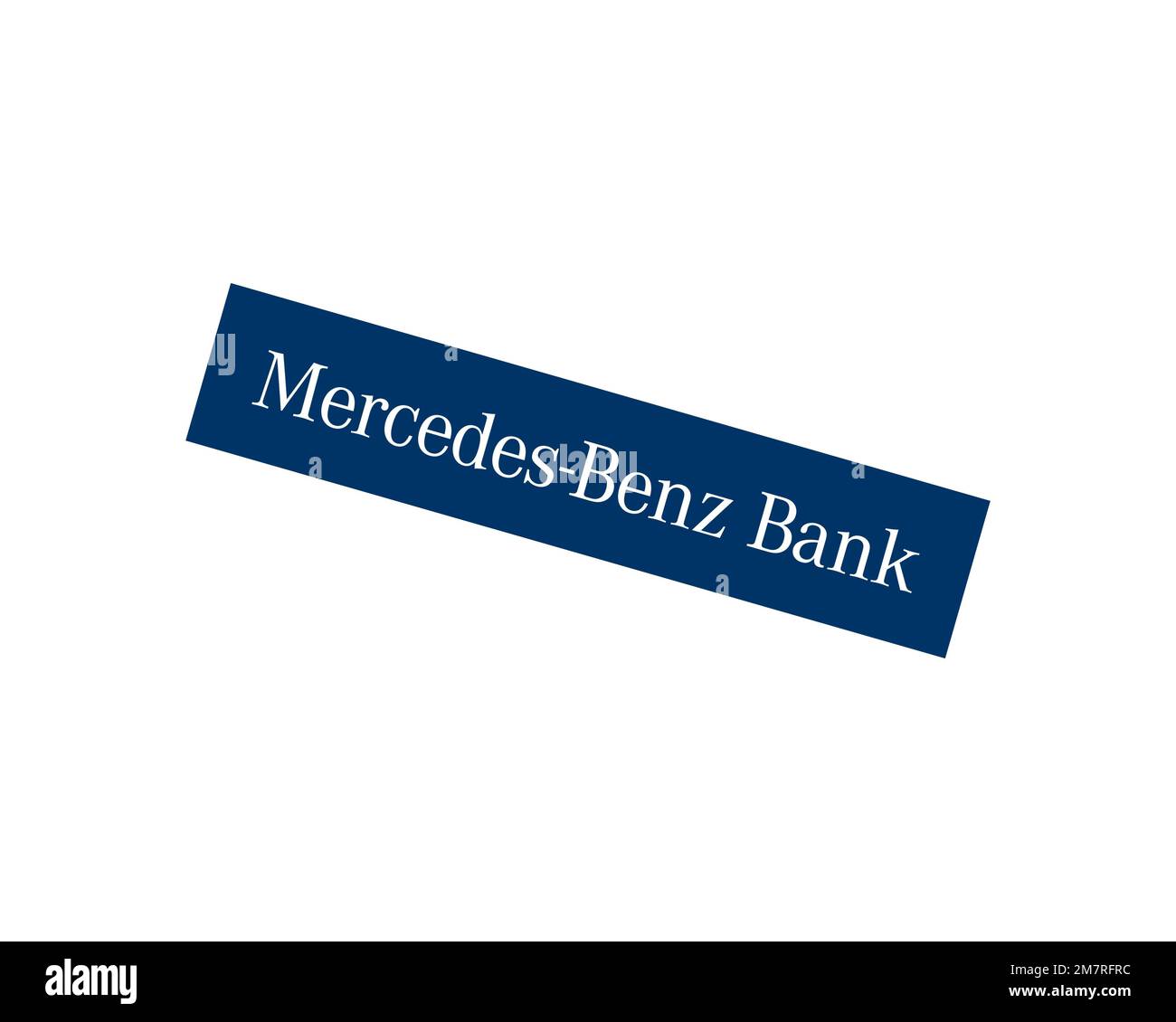 Mercedes Benz Bank, rotated logo, white background B Stock Photo - Alamy