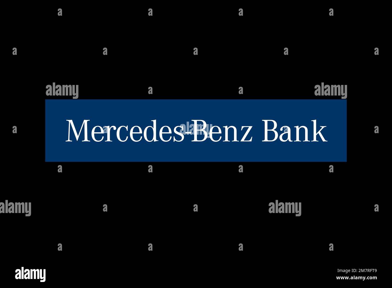 Mercedes Benz Bank, Logo, Black background Stock Photo - Alamy