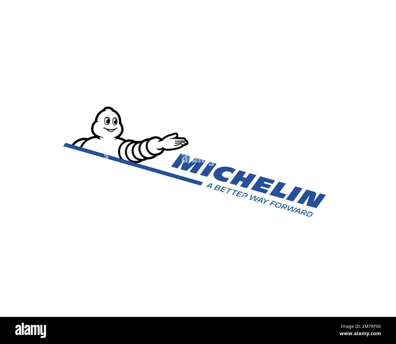 Michelin, rotated logo, white background B Stock Photo - Alamy