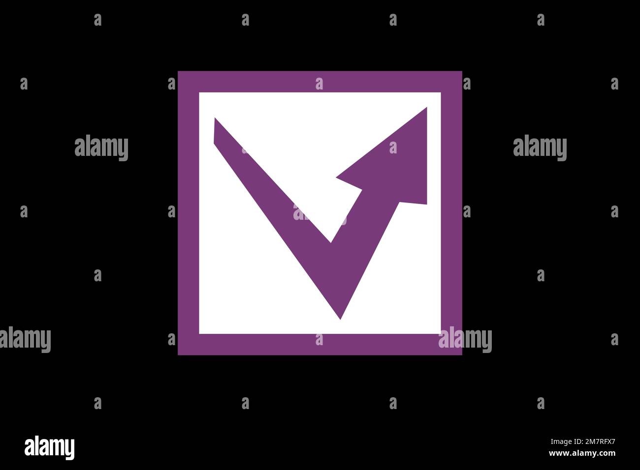 Microsoft Vizact, Logo, Black background Stock Photo - Alamy