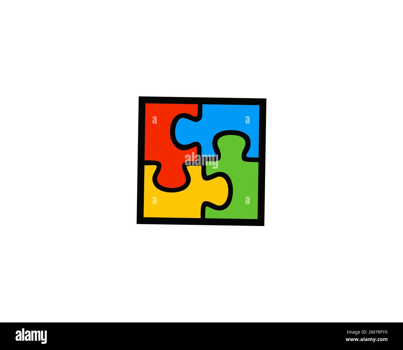 Microsoft Office 97, rotated logo, white background B Stock Photo - Alamy