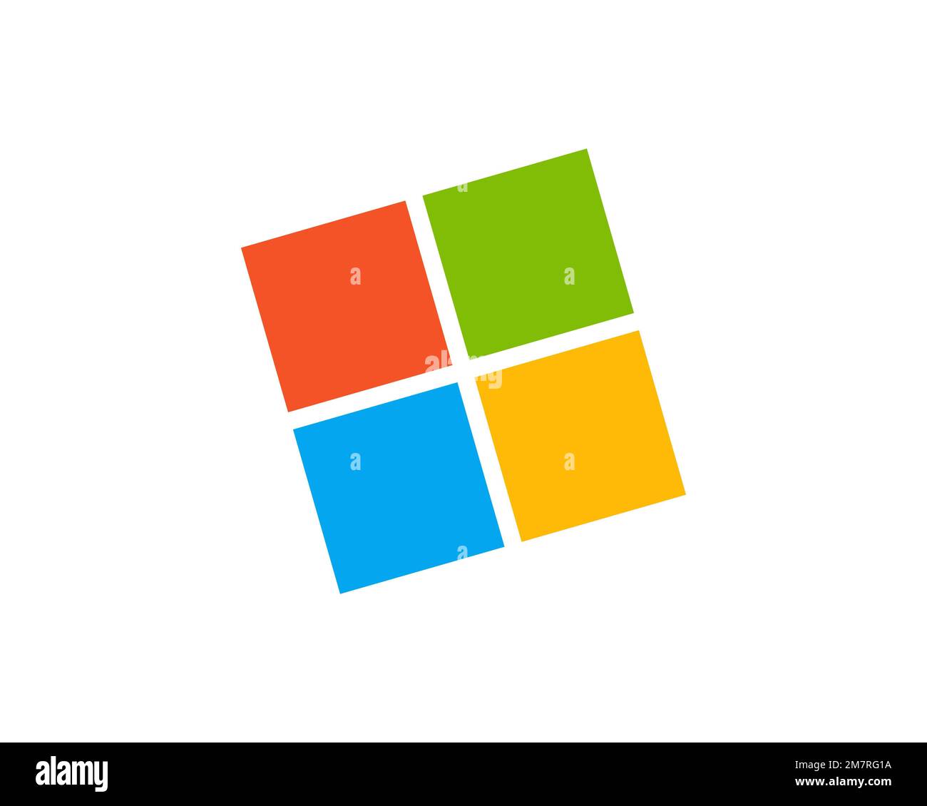 Microsoft Store, rotated logo, white background Stock Photo - Alamy