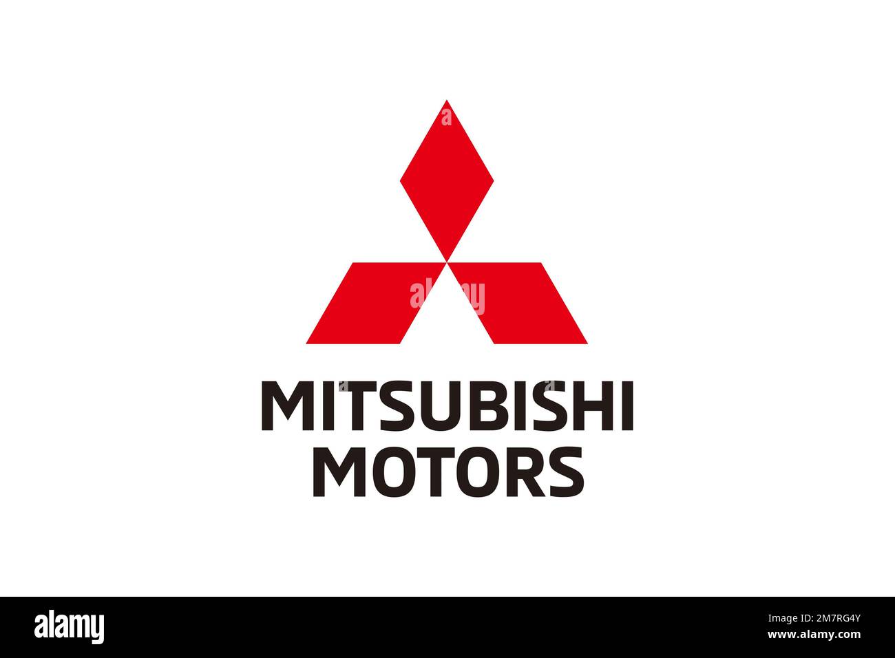 Mitsubishi Motors, Logo, White background Stock Photo - Alamy