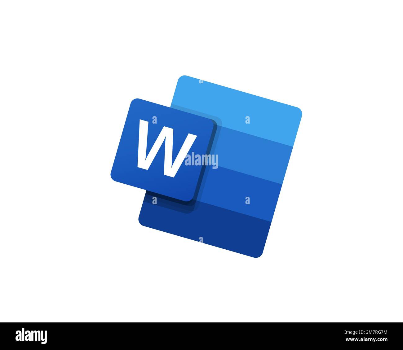 Microsoft word symbol Cut Out Stock Images & Pictures - Alamy