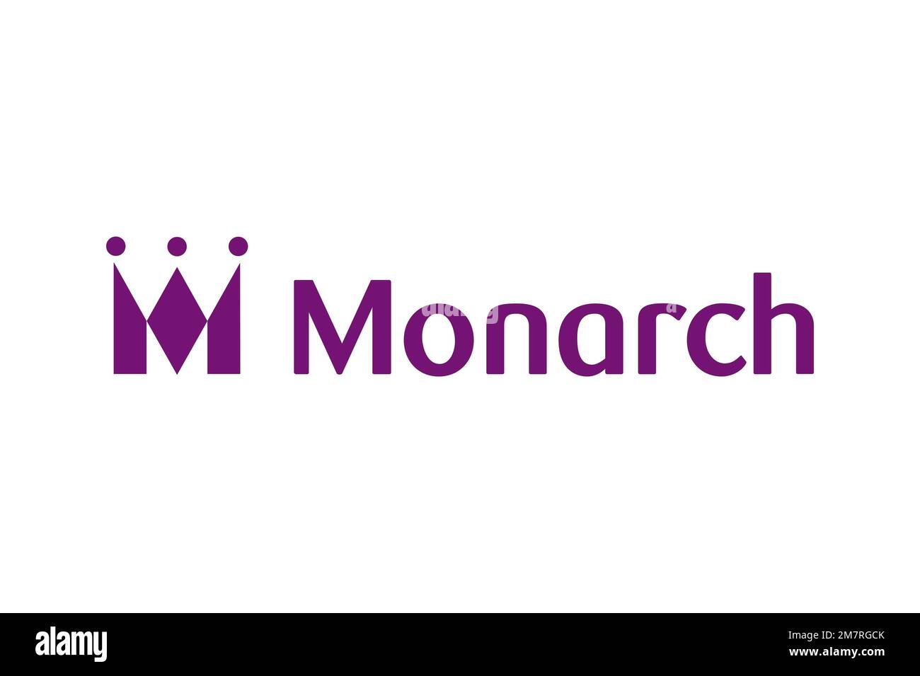 Monarch Airline, Logo, White background Stock Photo - Alamy