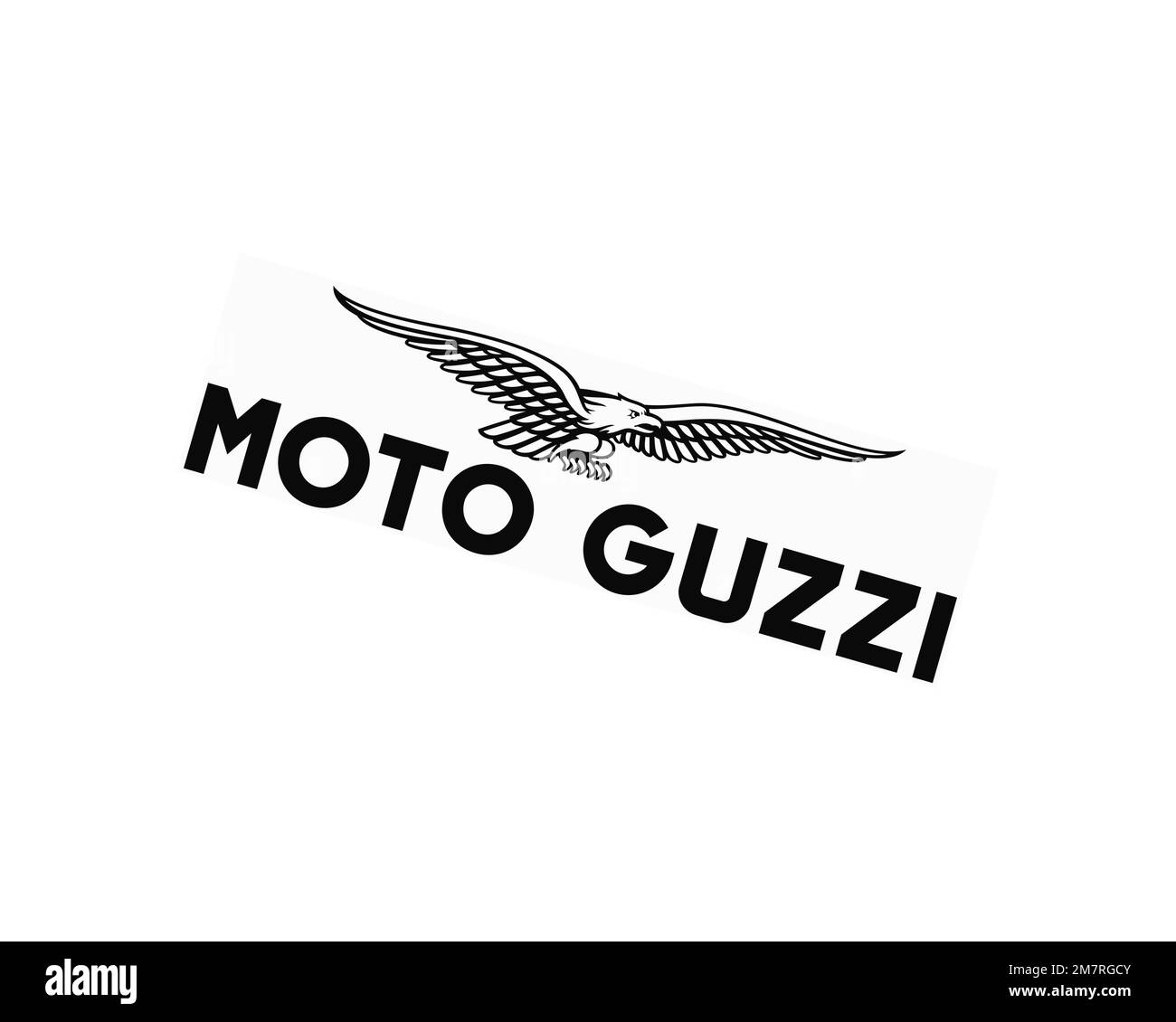 Moto Guzzi, Rotated Logo, White Background B Stock Photo - Alamy