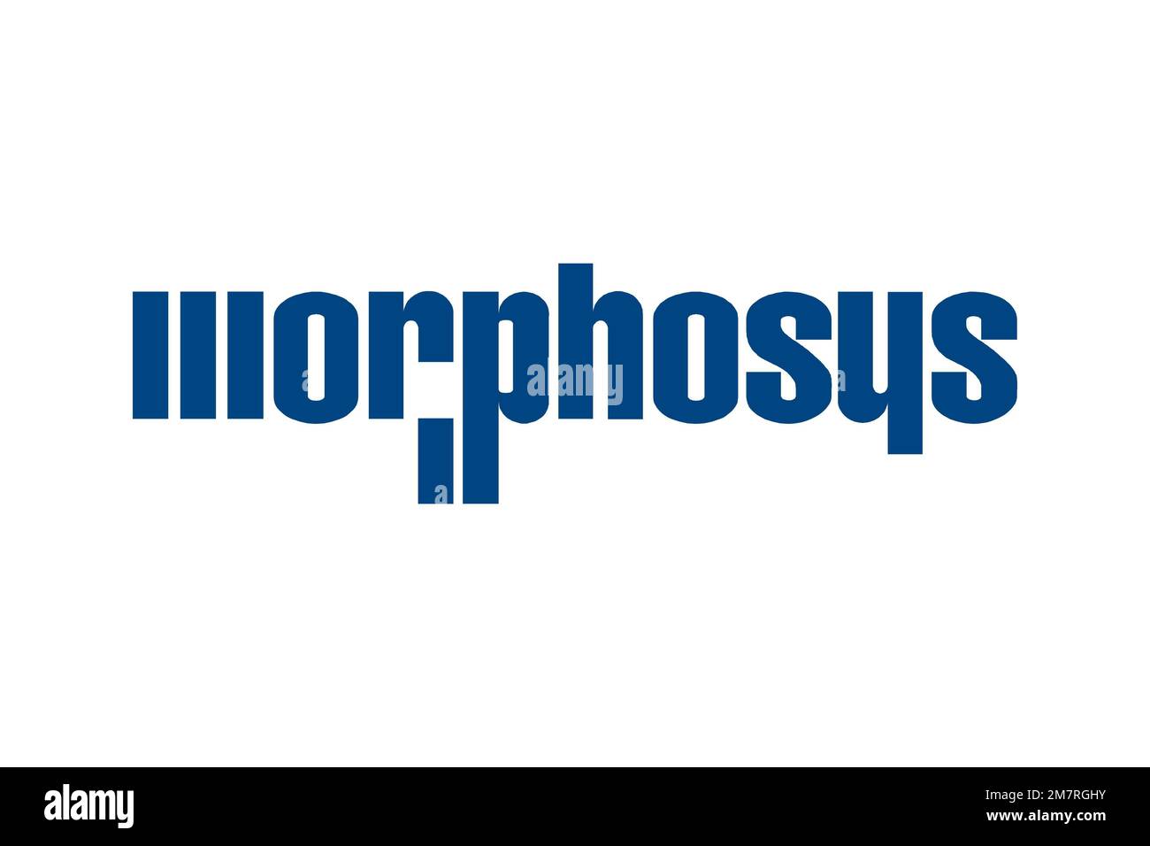 MorphoSys, Logo, White background Stock Photo - Alamy