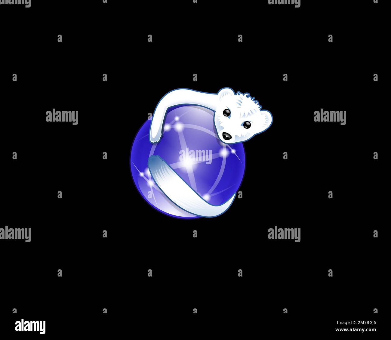 Debian Logo Black
