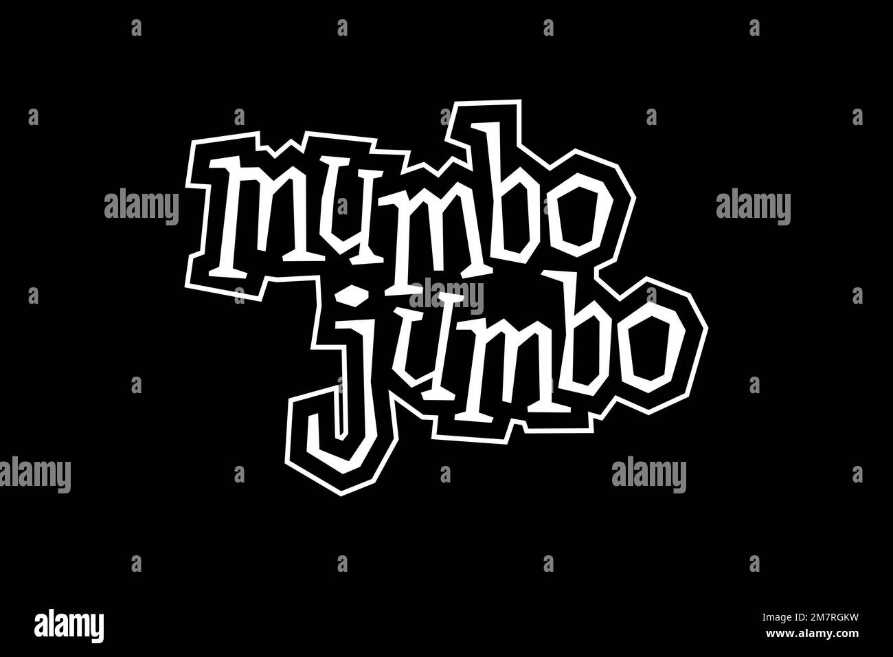 MumboJumbo, Logo, Black background Stock Photo - Alamy
