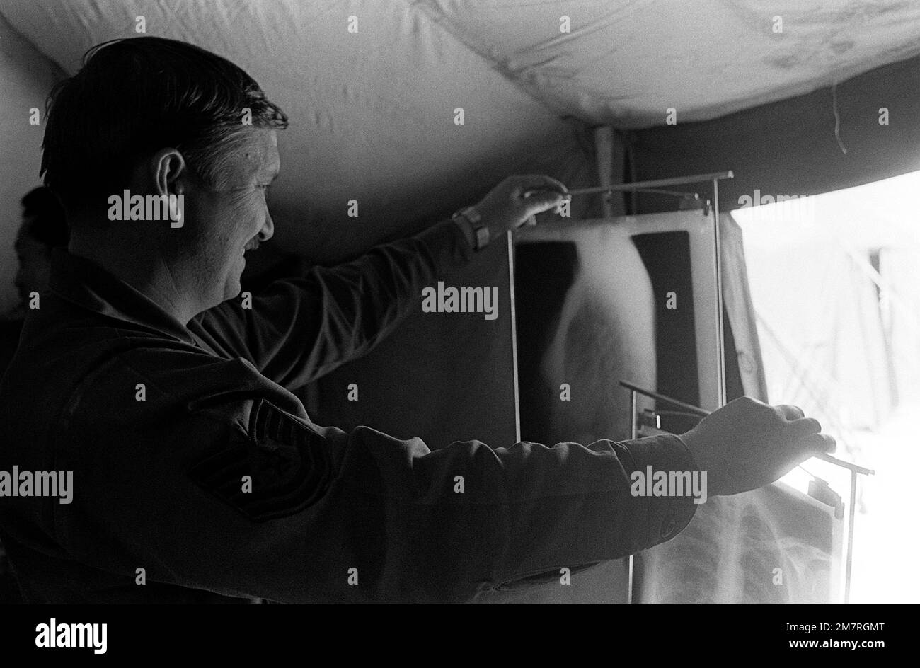 X ray tent Black and White Stock Photos & Images - Alamy