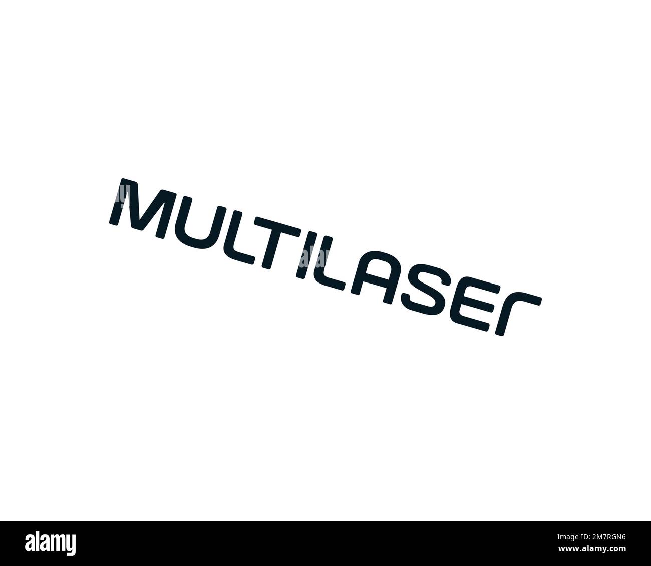 Multilaser, rotated logo, white background B Stock Photo - Alamy