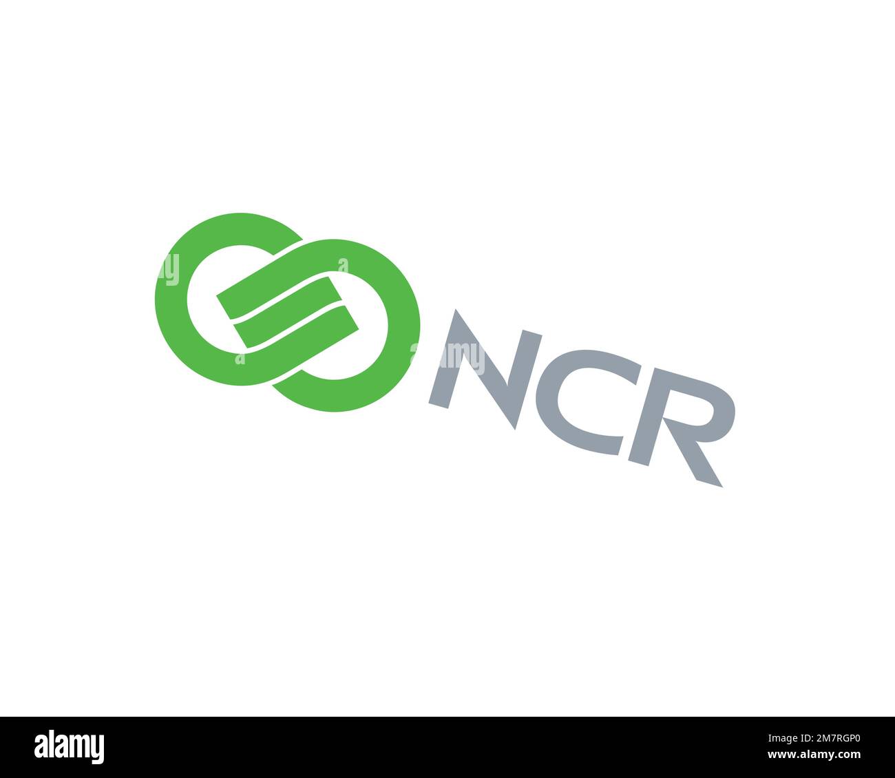 NCR Corporation, rotated logo, white background B Stock Photo - Alamy