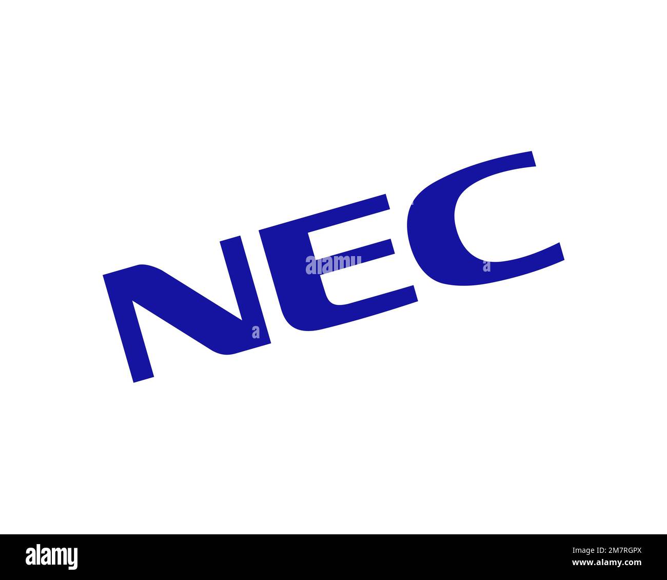 NEC, rotated logo, white background Stock Photo - Alamy