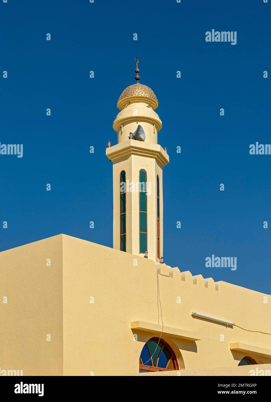 Minaret of Islamic Mosque, Oman Stock Photo - Alamy