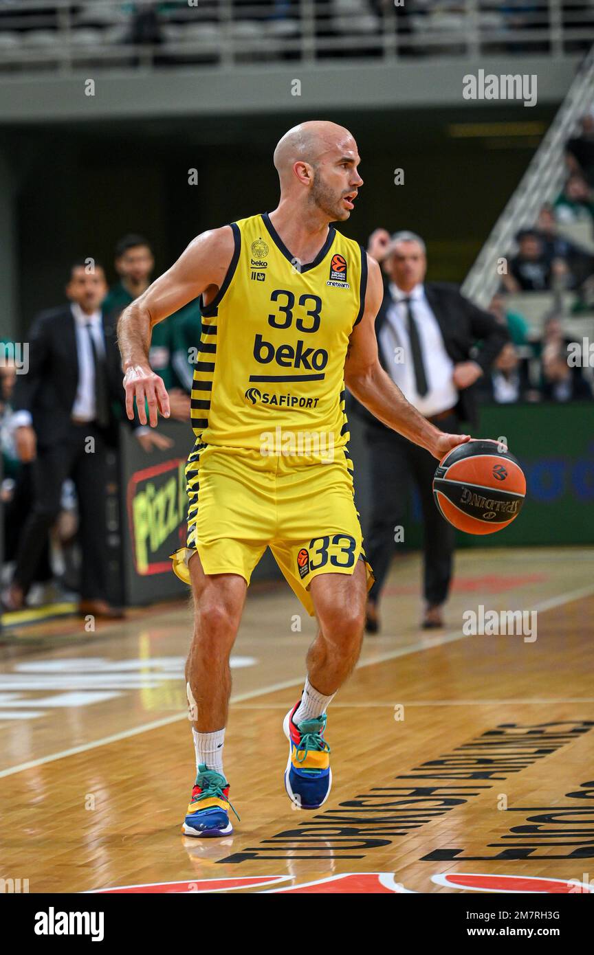 Athens, Greece, 10/01/2023, 33 NICK CALATHES of Fenerbahce Beko Istanbul during the Euroleague ...