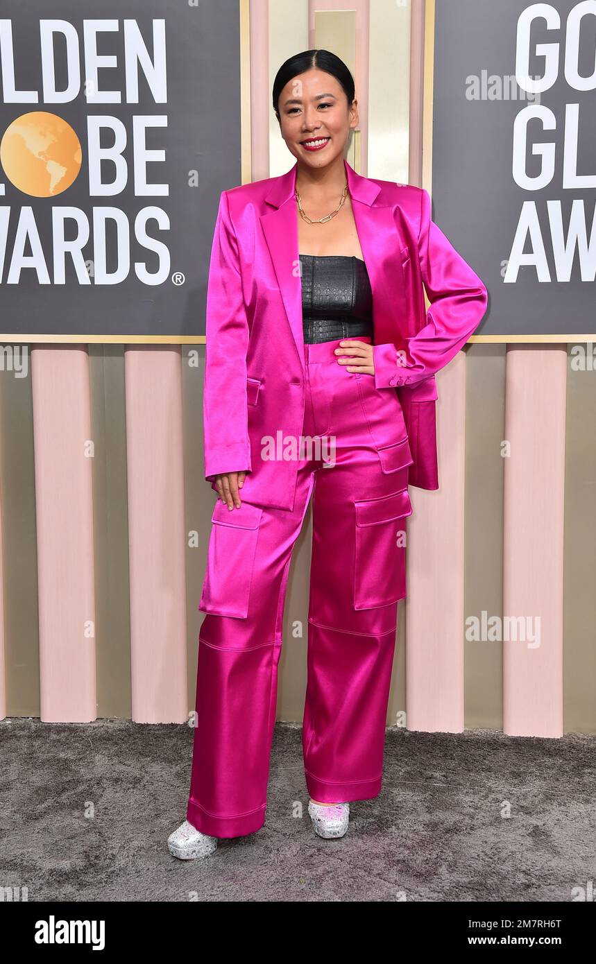 Domee Shi arrives at the 80th annual Golden Globe Awards at the Beverly ...