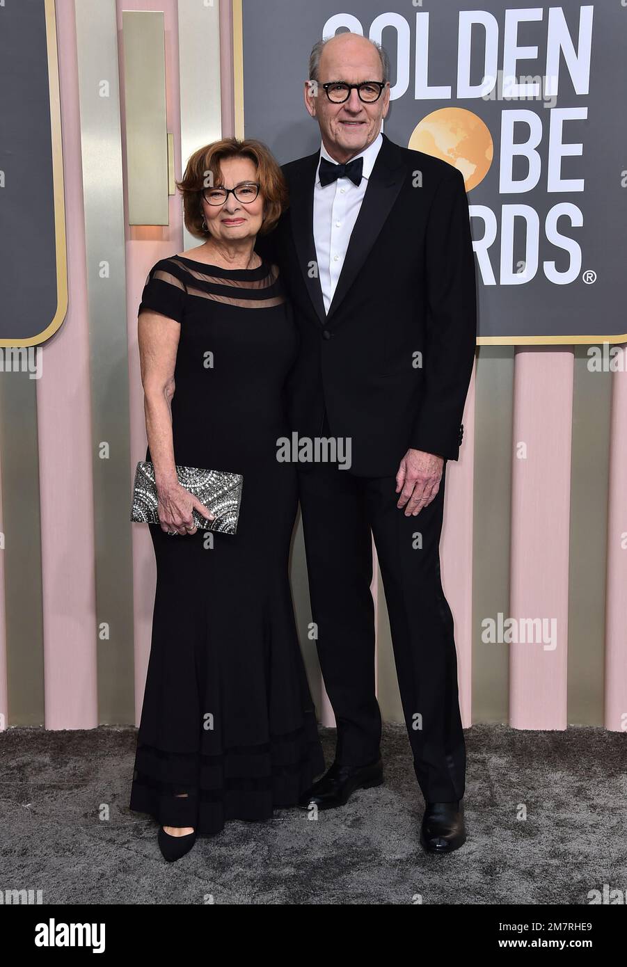 Richard Jenkins, right, and Sharon R. Friedrick arrive at the 80th ...